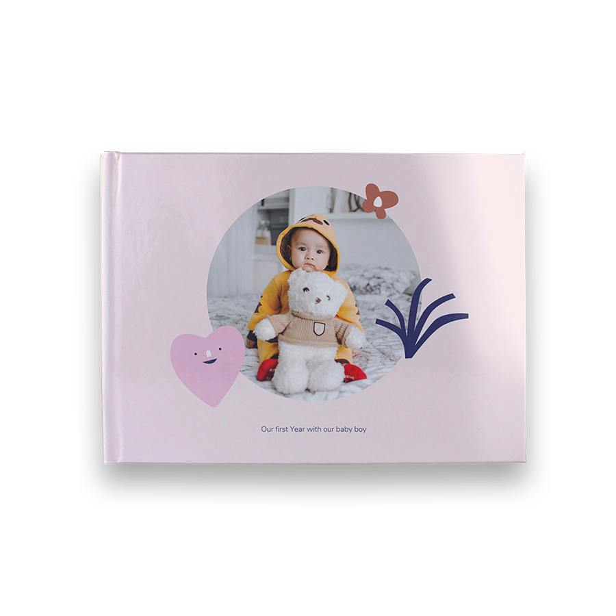 A4 Photo Book – Recycled Hardcover Landscape | Personalised Photo Album ...